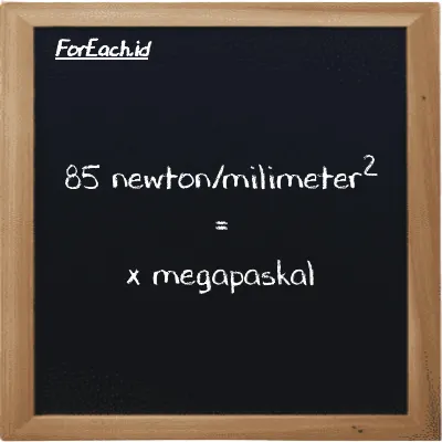 Konversi Newton/milimeter² ke Megapaskal (N/mm² ke MPa) - Konversi ...